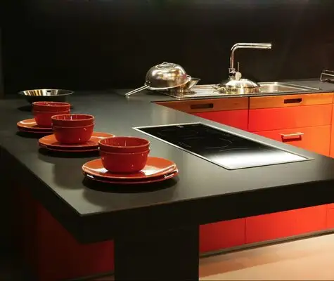 Buy Silestone Tebas Black Quartz Full Slabs Online | CountertopSmart