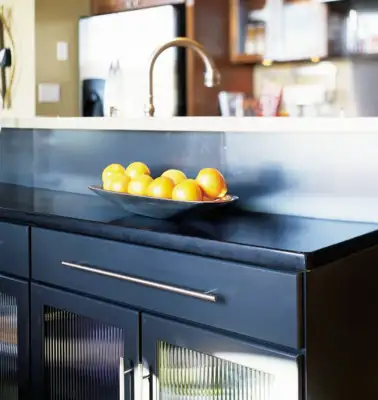 Buy Silestone Tebas Black Quartz Full Slabs Online | CountertopSmart