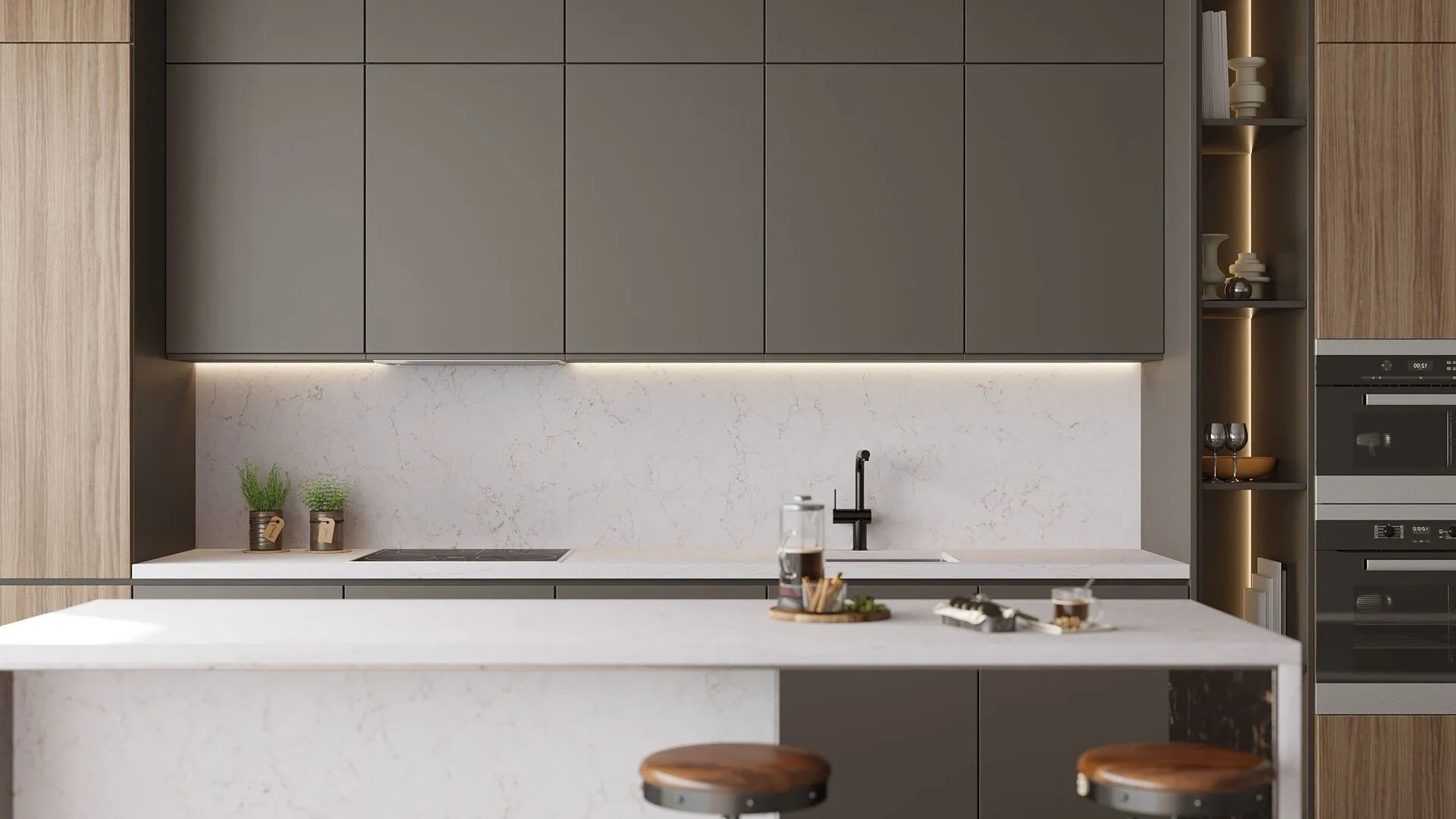 Buy Vicostone Denali Quartz Full Slabs Online | CountertopSmart