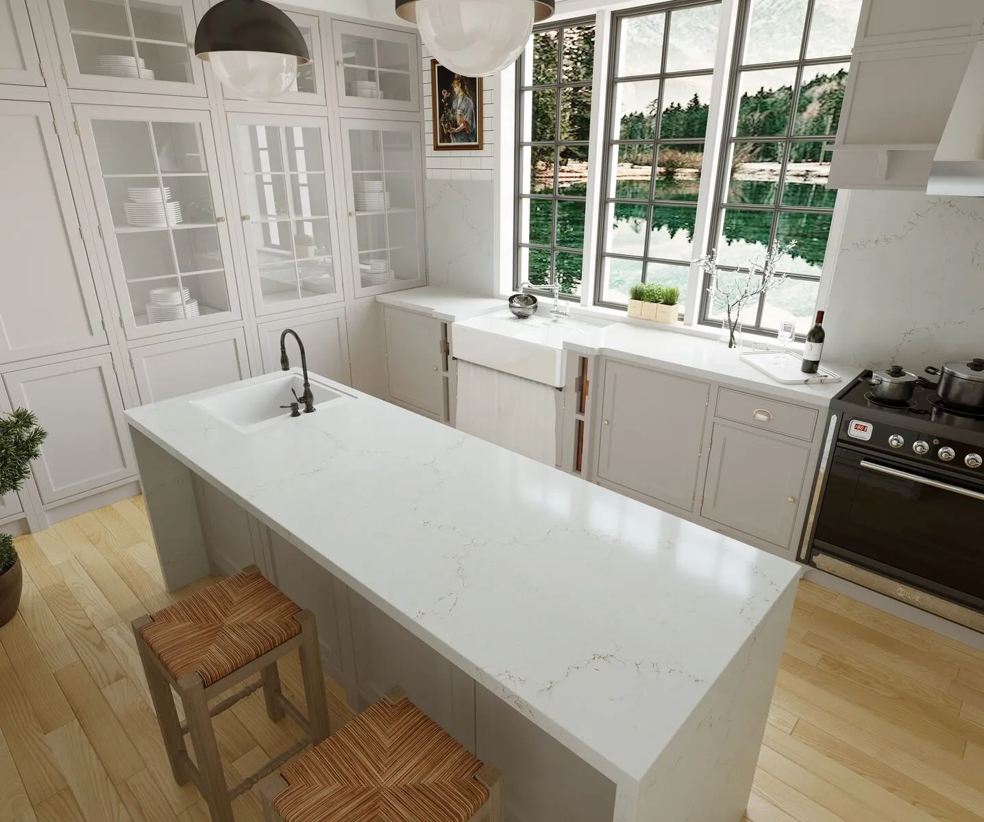 Buy Misterio Gold Quartz Countertops & Remnant Listings - Austin, Texas