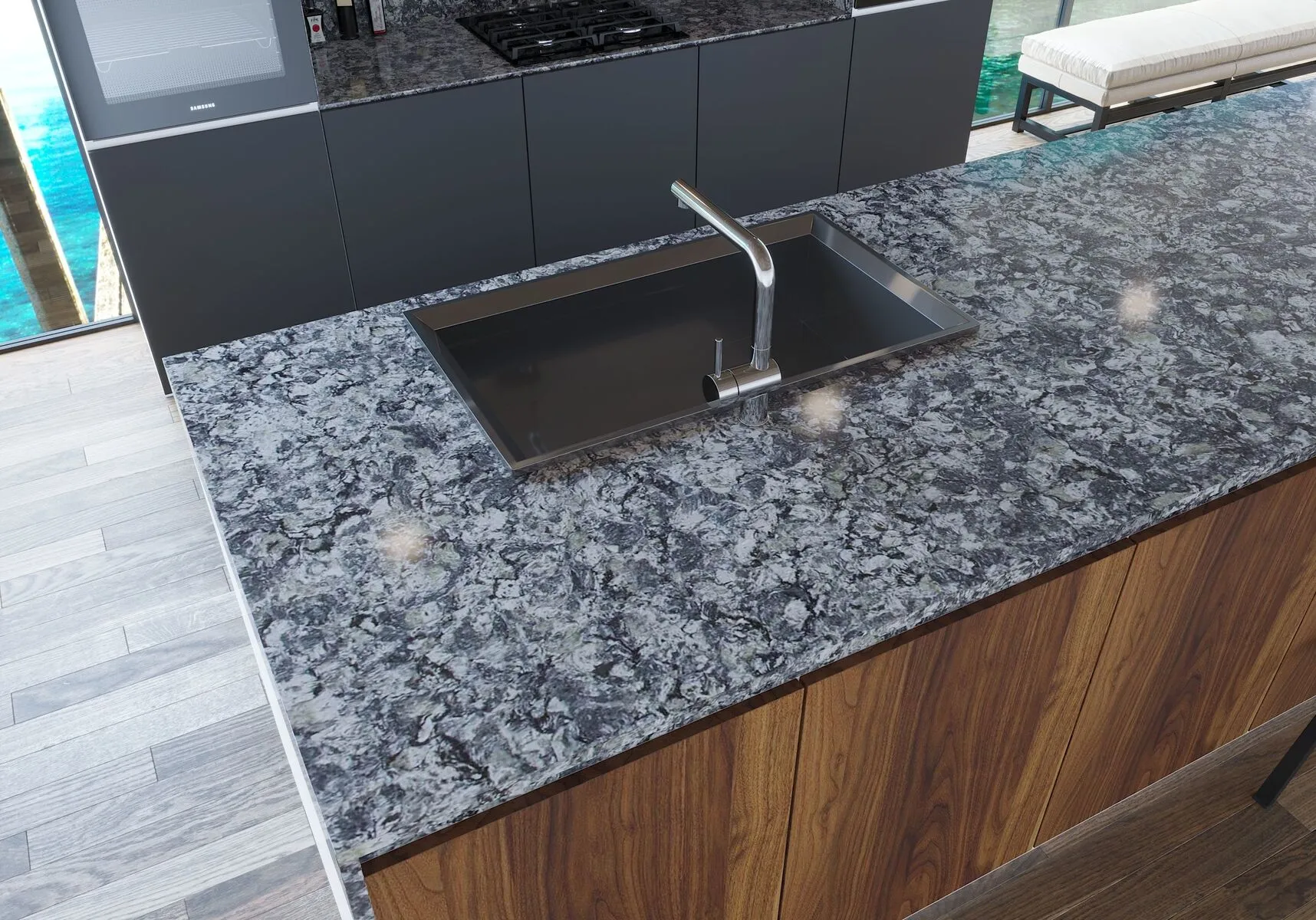 Up to 80% off your perfect Quartz Vicostone Azul Aran (Polished ...