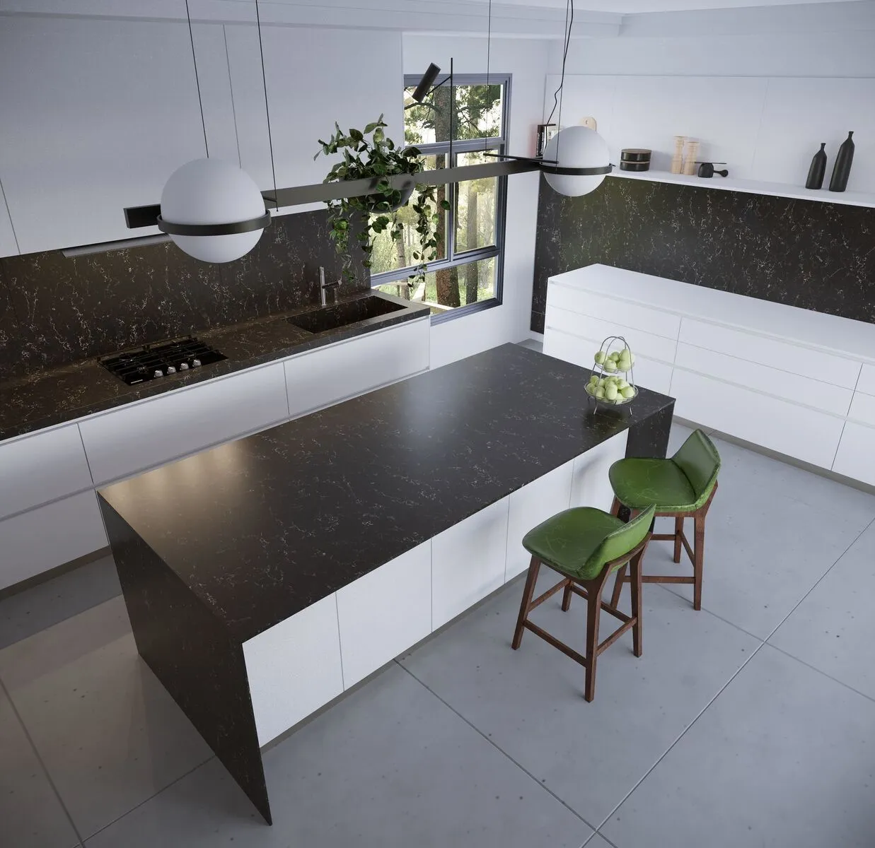 Compare Java Noir Quartz (Engineered) Countertop Prices - Austin, TX