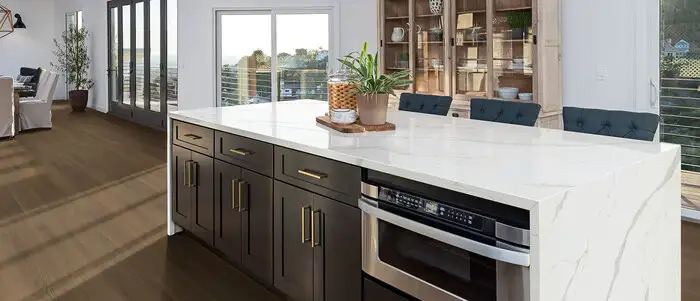 Buy Q Quartz Calacatta Idillio Quartz Full Slabs Online | CountertopSmart