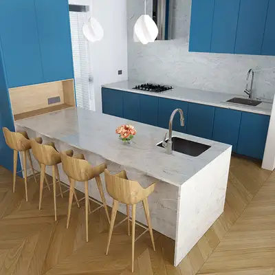 Buy Vicostone Verdelia Quartz Full Slabs Online | CountertopSmart