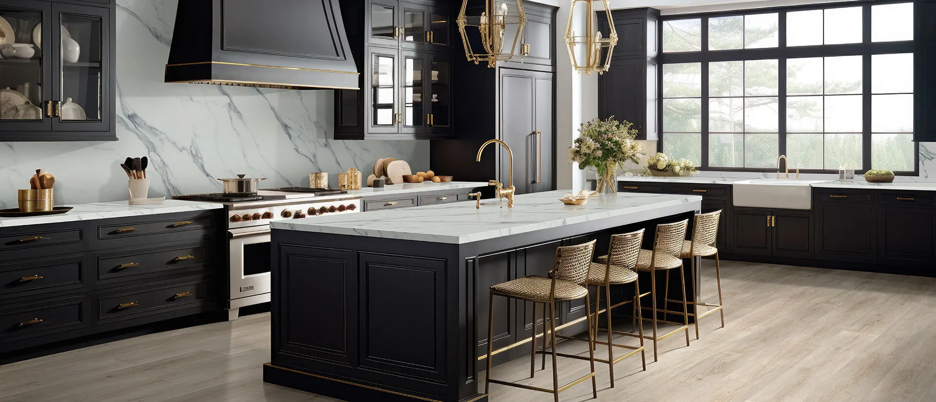 Buy Q Quartz Calacatta Anava Quartz Full Slabs Online | CountertopSmart