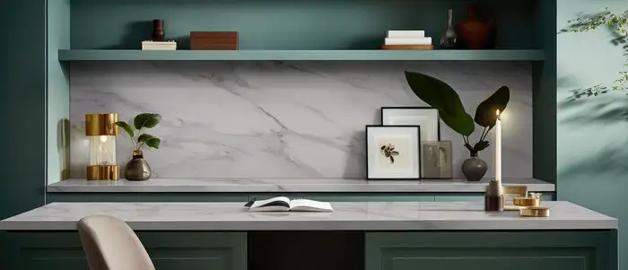 Buy Q Quartz Calacatta Castana Quartz Full Slabs Online | CountertopSmart